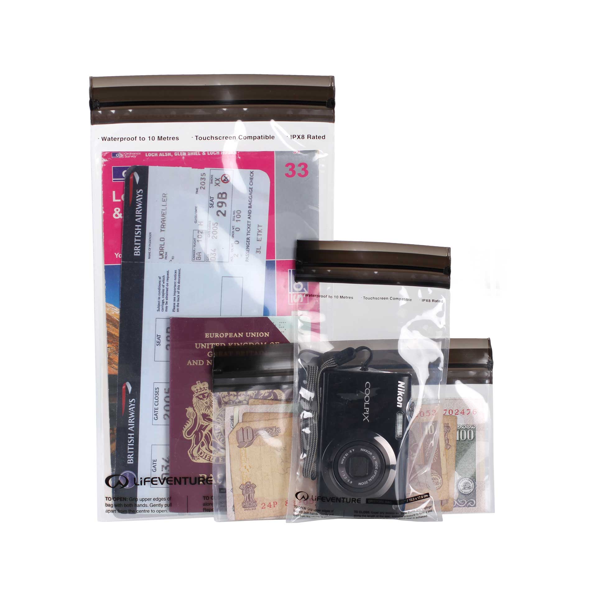 Loc-Top Waterproof Bag for Valuables | Waterproof Bags | Lifeventure EU
